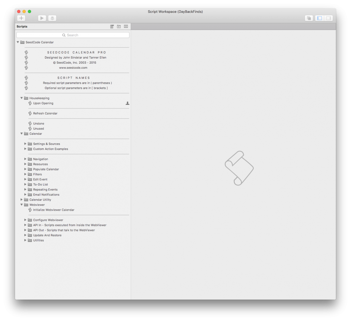 FileMakerのスクリプトワークスペースのフォルダ名や構成についてのメモ | フルーデンス