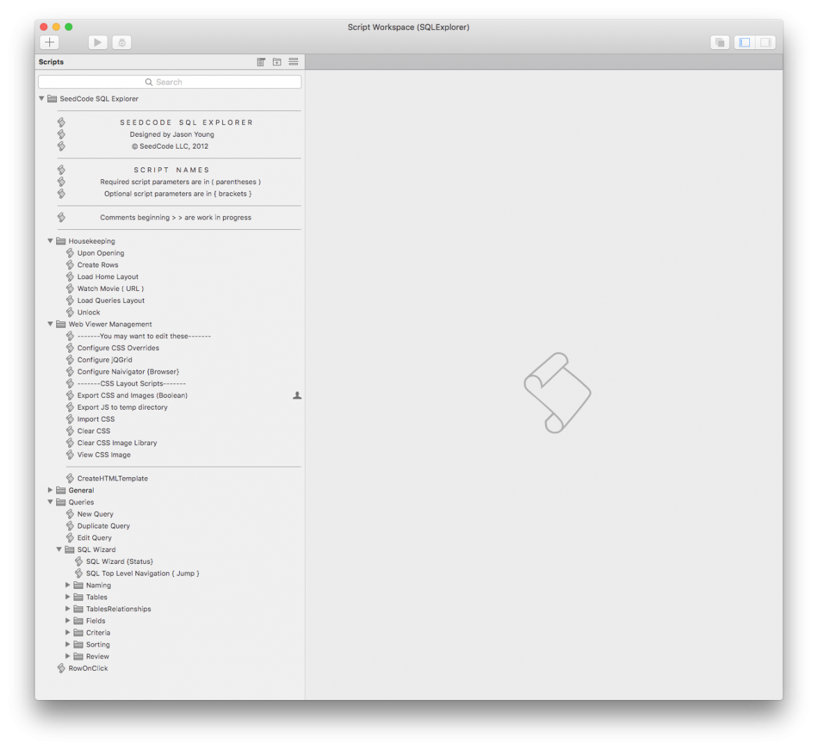FileMakerのスクリプトワークスペースのフォルダ名や構成についてのメモ | フルーデンス