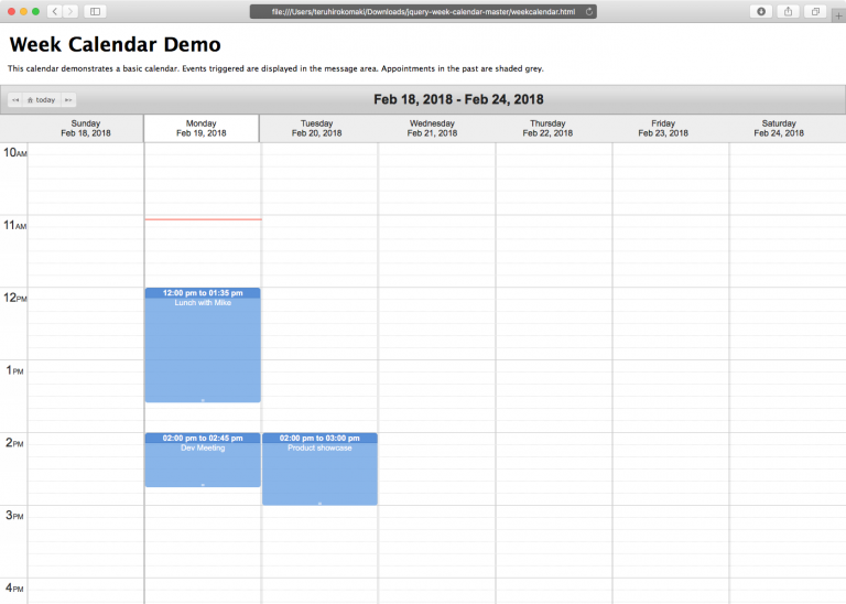 FileMakerのWebビューアで使うカレンダーを調べてみた | フルーデンス